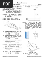 Refresher Psad Preboard Exam 2 | PDF | Beam (Structure) | Bending