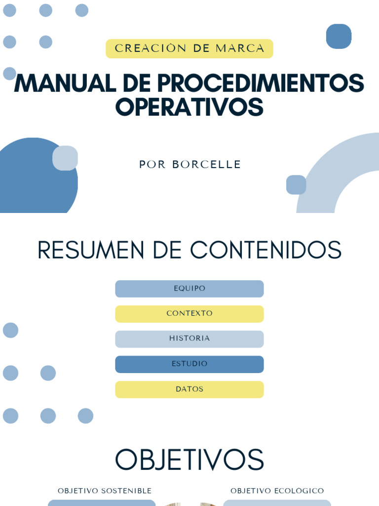 Manual de Procedimientos Operativos | PDF | Crecimiento personal y ...