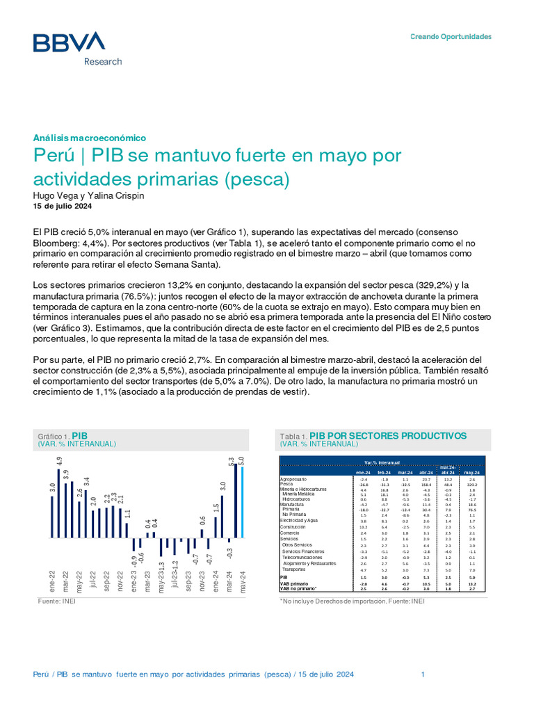 15.07.2024 - Nota-PIB-2 | PDF | Producto Interno Bruto | Economias