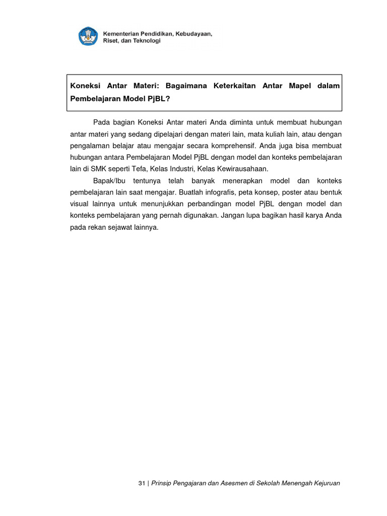06 PPA - SMK - TOPIK1f - Bagaimana Keterkaitan Antar Mapel Dalam ...