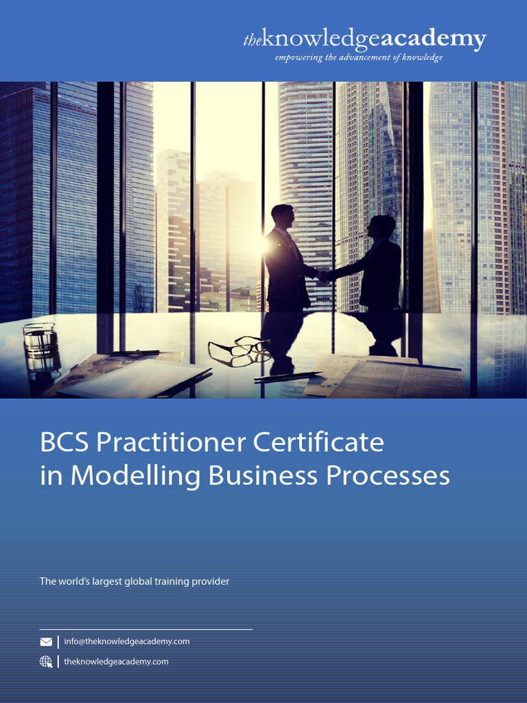 BCS Modelling Business Processes - Delegate Pack | PDF | Business Process | Unified Modeling ...