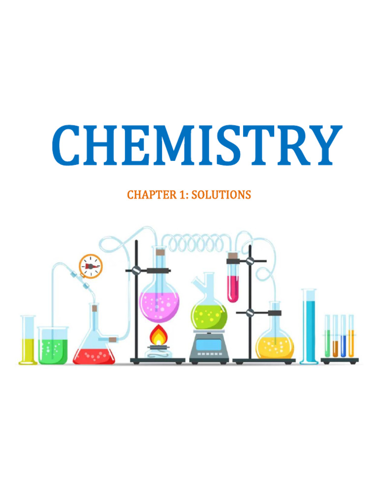 Chapter 1 Solutions Class Xii | PDF | Solubility | Mixture