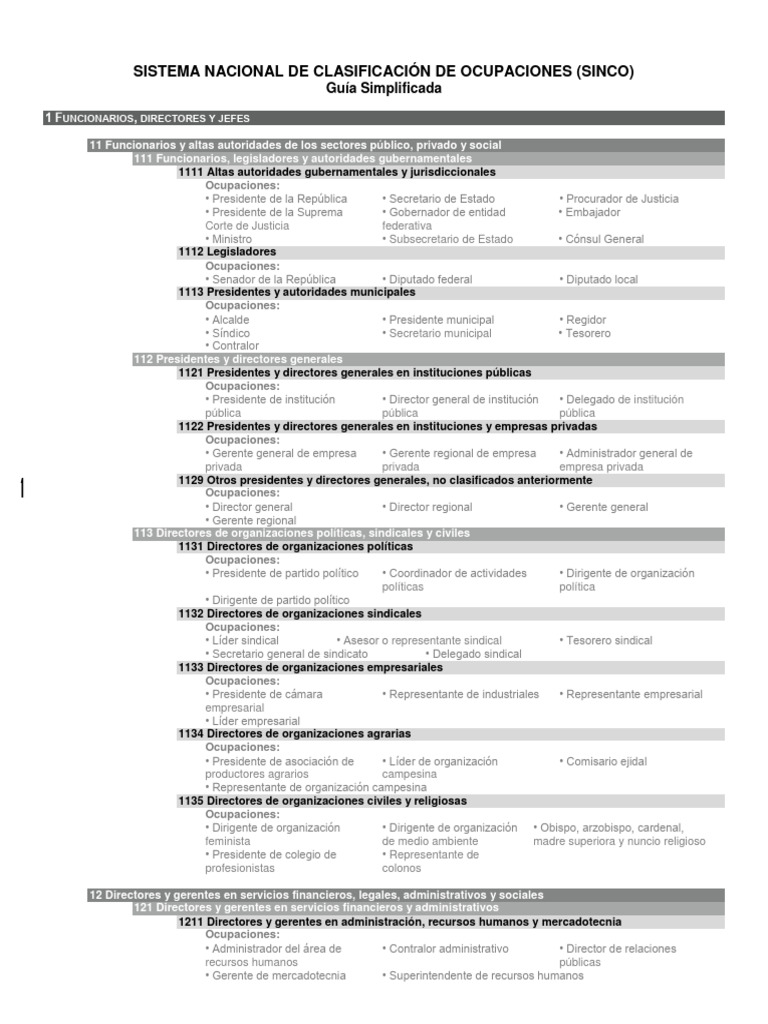 Sinco Vs-Es | PDF | Maestros | Oficial general