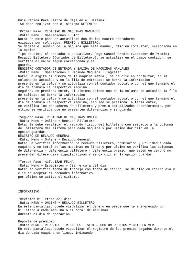 Guia Cierre | PDF | Informática