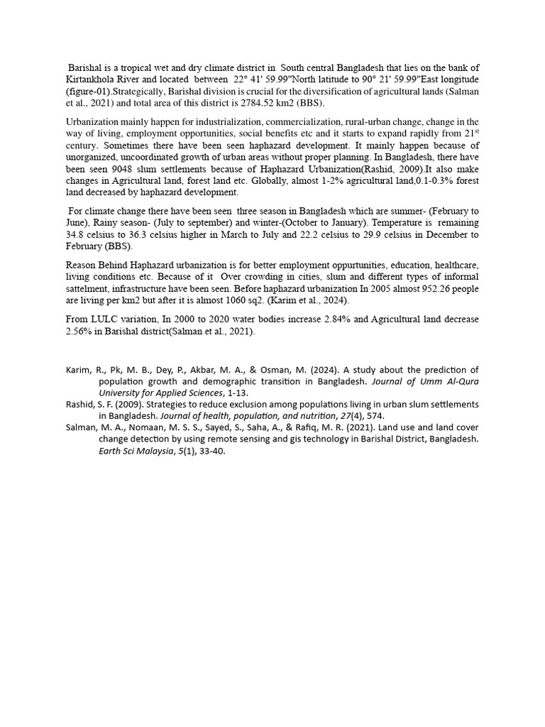 Study Area.. | PDF | Slum | Urbanization