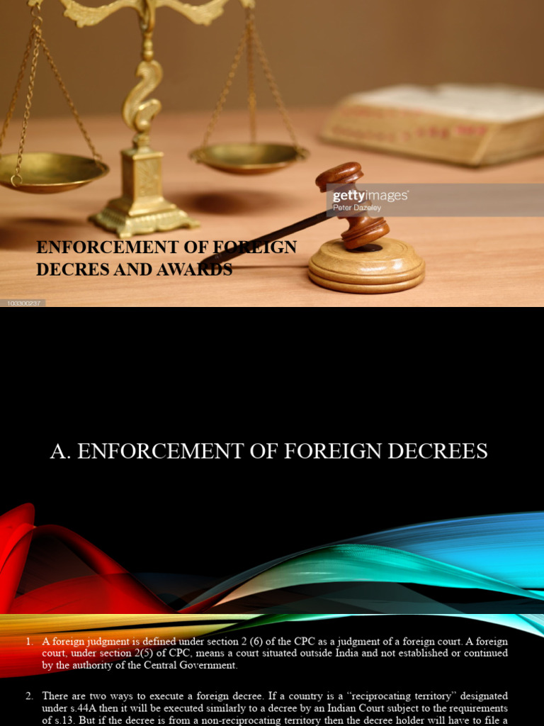 12 Enforcement of Foreign Decrees | PDF | Arbitration | Judgment (Law)