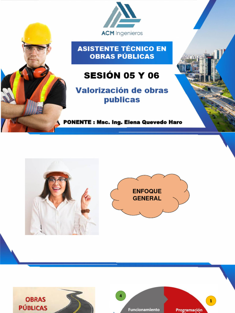 S5 y 6. Valorizacion de Obras | PDF | Presupuesto