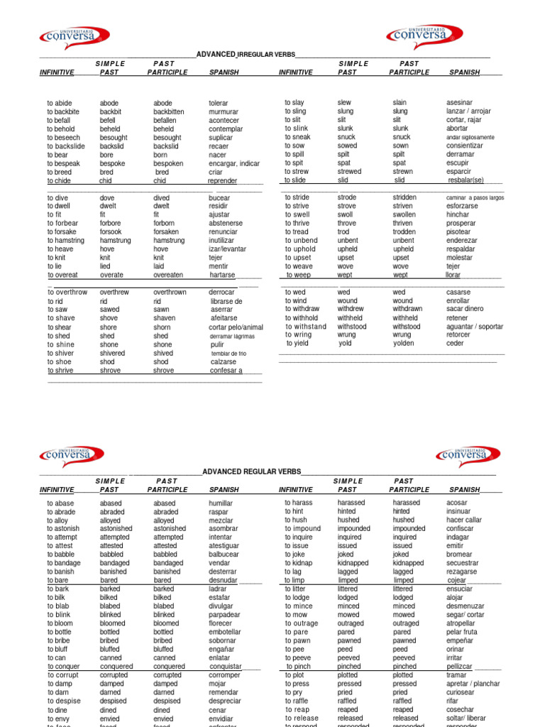 Advanced Verbs (Books 9-12) | PDF | Linguistic Morphology | Syntax