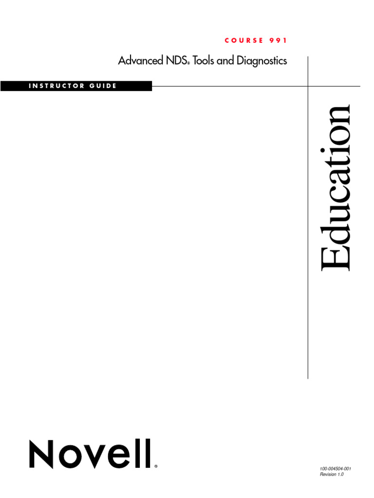 991-Advanced NDS Tools and Diagnostics | PDF | Computer Engineering ...