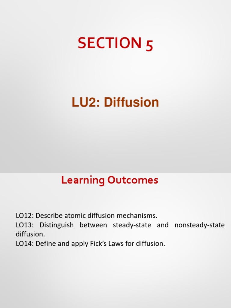 Understanding Atomic Diffusion Mechanisms | PDF | Diffusion ...