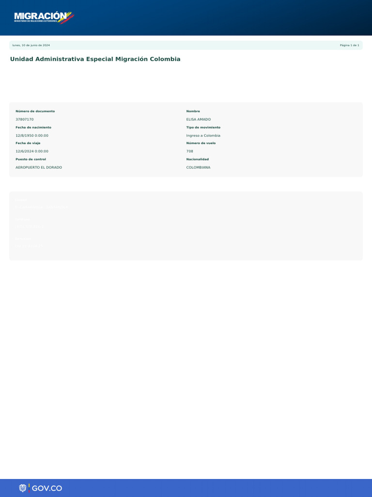 Check Mig Nona Salida | PDF