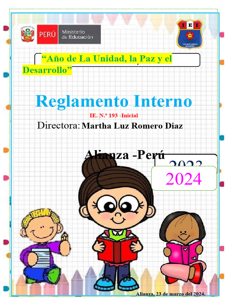 Reglamento Inter.2023 193 | PDF | Maestros | Evaluación