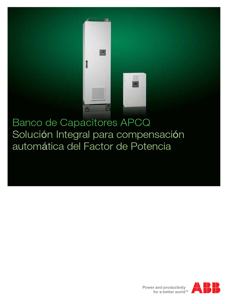 Banco de Capacitores APCQ: Eficiencia Energética | PDF | Energia ...