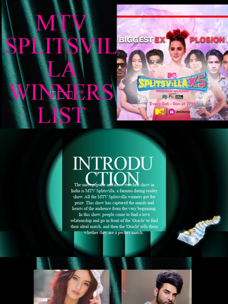 MTV Splitsvilla Winner List. | PDF