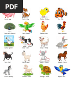 Animales Salvajes y Domesticos en Xinca | PDF