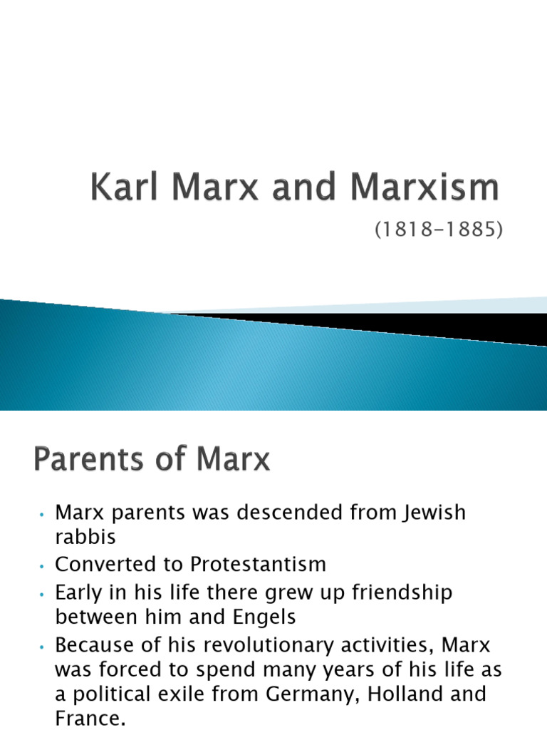 9.karl Marx and Marxism | PDF | Karl Marx | Communism