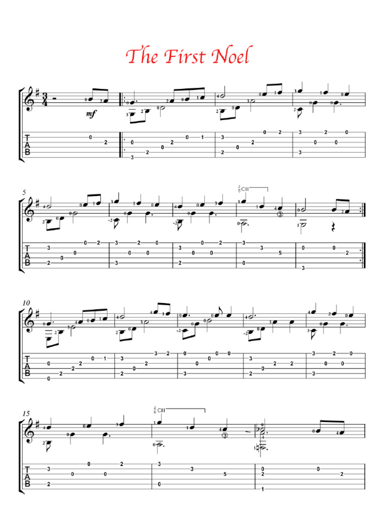 The First Noel | PDF