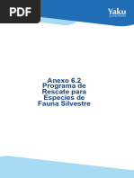 Programa de Ahuyentamiento, Rescate y Reubicación de Fauna Silvestre ...