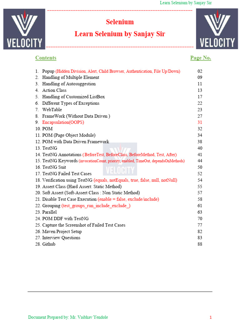 32 Selenium Part Ii 3 Pdf Software Testing Selenium Software 4956