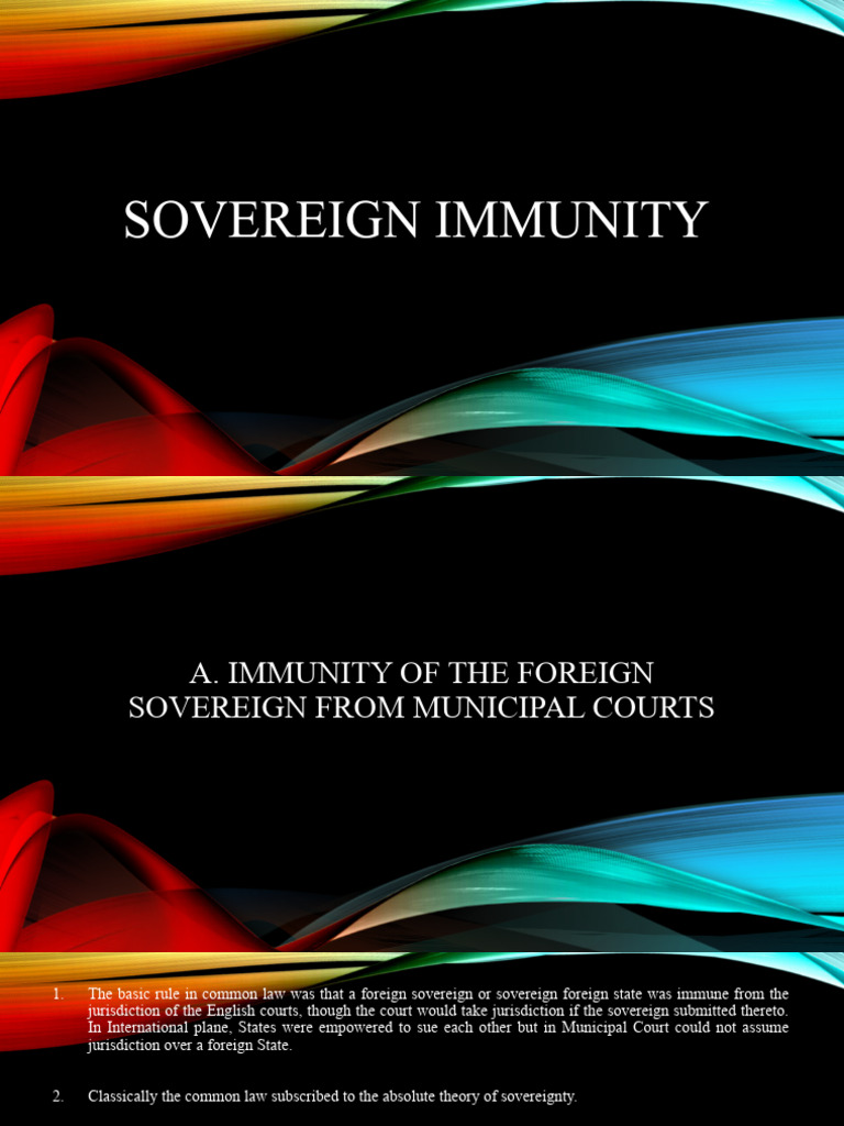 6 Sovereign Immunity | PDF | Justice | Crime & Violence