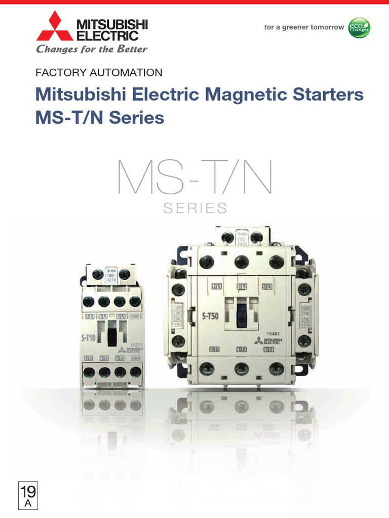 Contactor Ms Series 2019 | PDF | Relay | Electric Motor