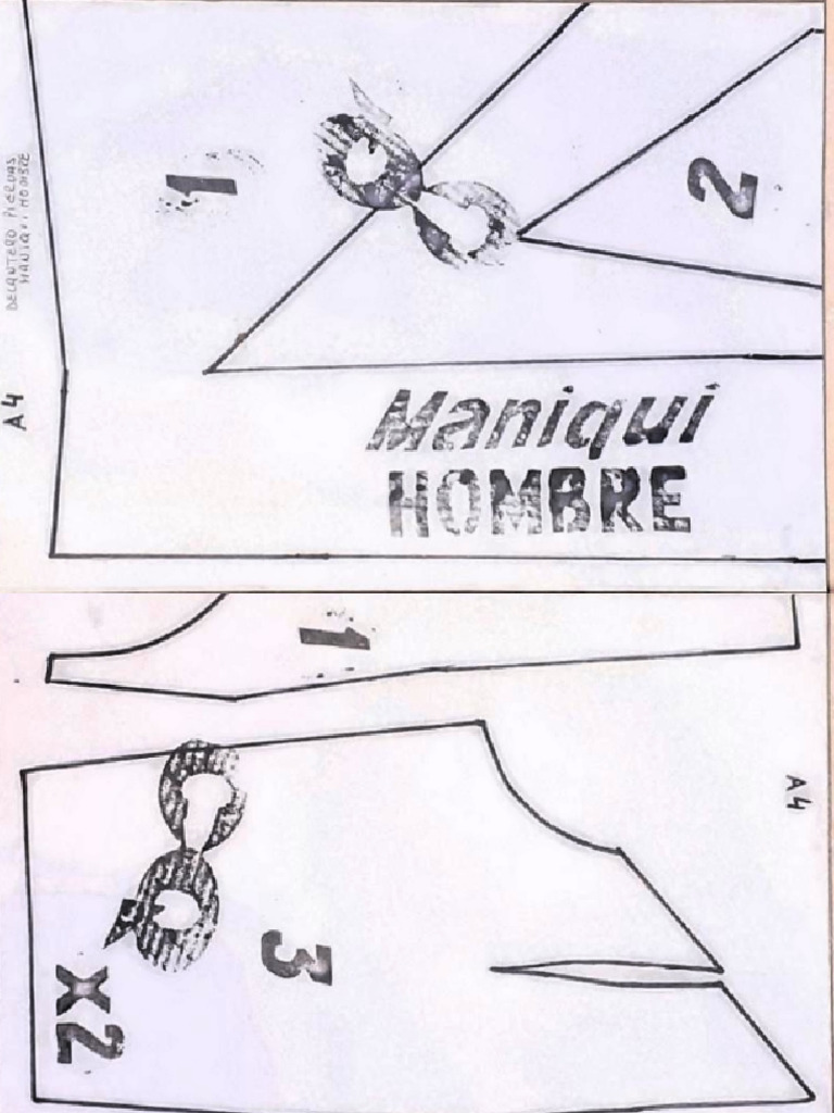 MOLDE MANIQUÍ Piernas Delanteras | PDF