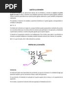 Partes de la División Explicadas | PDF