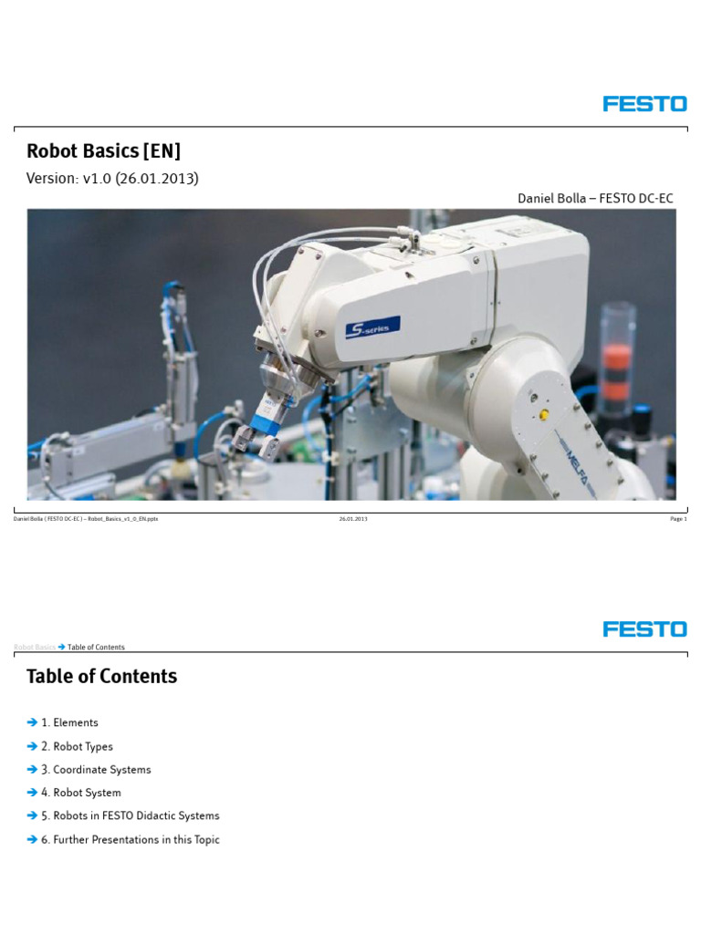 Robot Basics v1 0 en 1 | PDF | Cartesian Coordinate System | Mechanical ... Robot Basics v1 0 en 1 | PDF | Cartesian Coordinate System | Mechanical ...