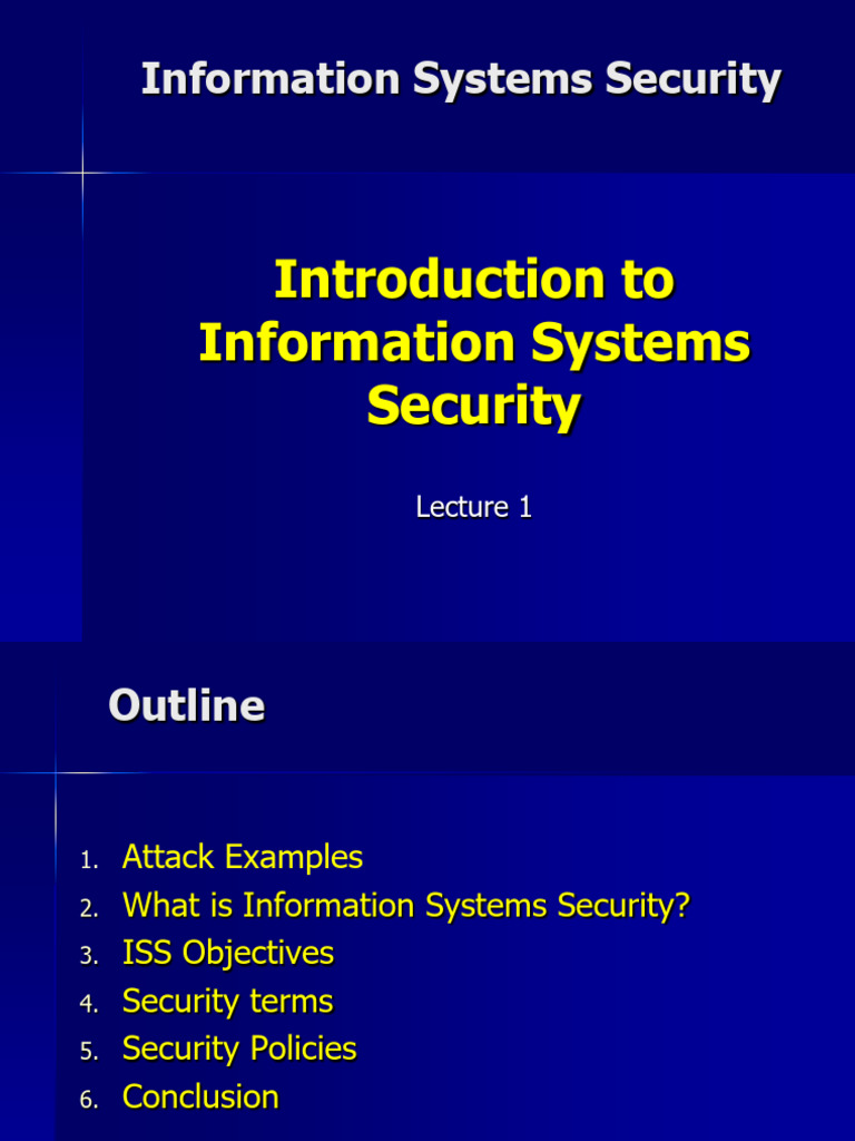 Understanding Information Systems Security | PDF | Information Security ...