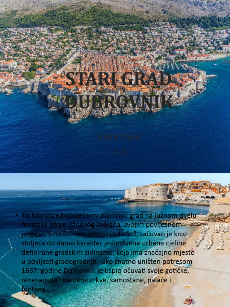 Stari Grad Dubrovnik | PDF