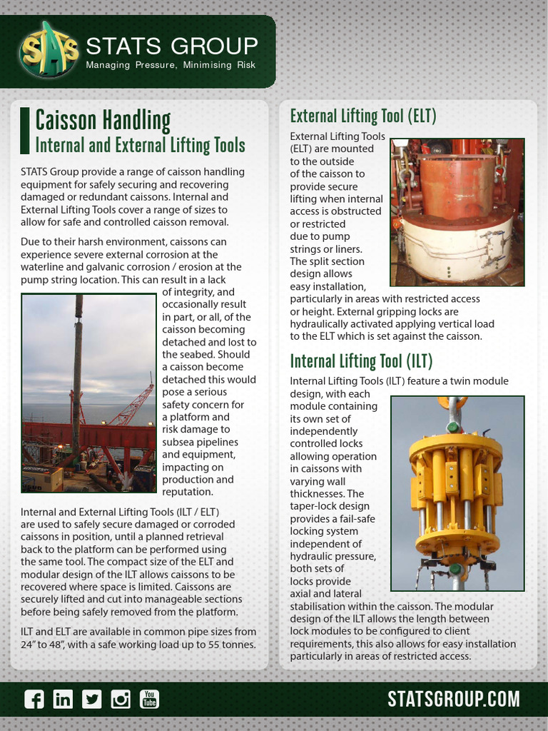Caisson Lifting and Handling 1 | PDF | Deep Foundation | Mechanical ...