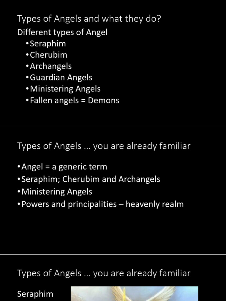 Types of Angels Study 2 | PDF | Angel | Theology