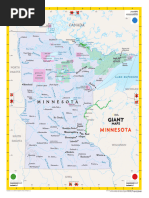 Minnesota DNR Administrative Regions Map | PDF | Minnesota | Midwestern ...