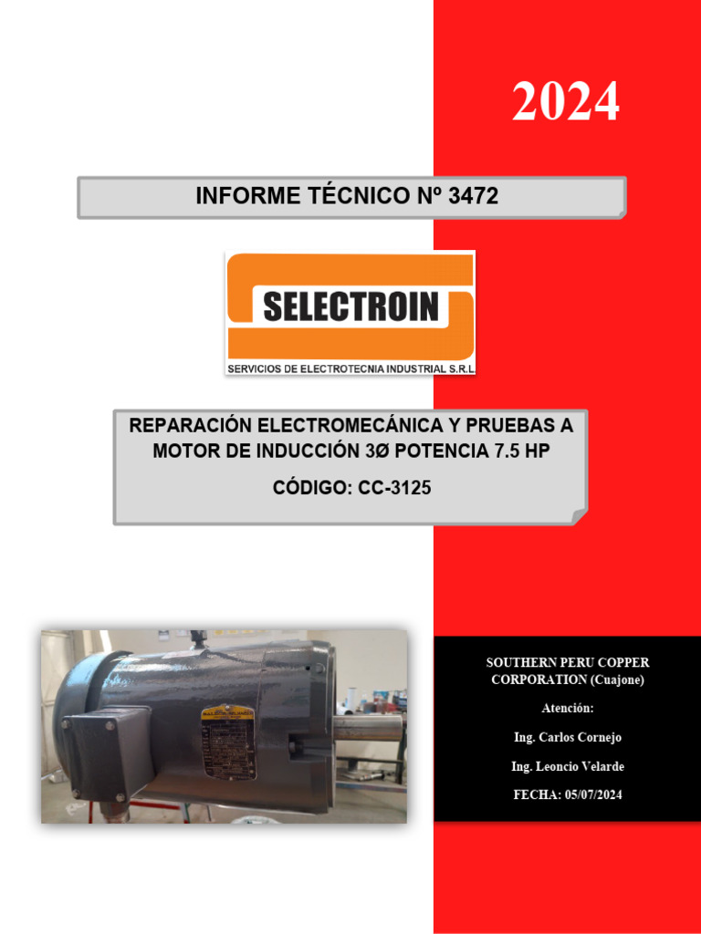 3472 05-07-2024 SPCC CUAJONE GR T 803-00000966 (Inf. Rep. Motor Electrico 7.5 HP 3450 RPM) CC ...