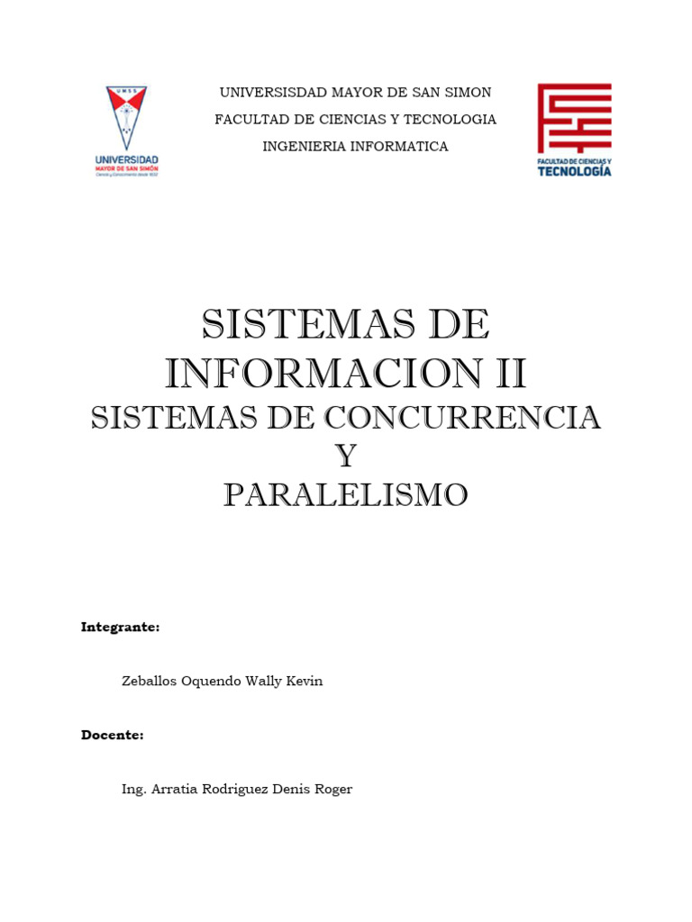 Concurrencia | PDF | Unidad Central de procesamiento | Hilo (Computación)