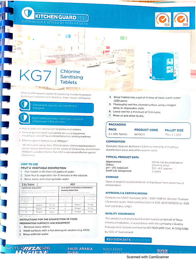 KG2 Sanitizer | PDF