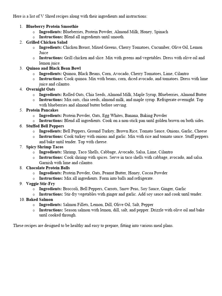 VSHRED | PDF | Strength Training | High Intensity Interval Training