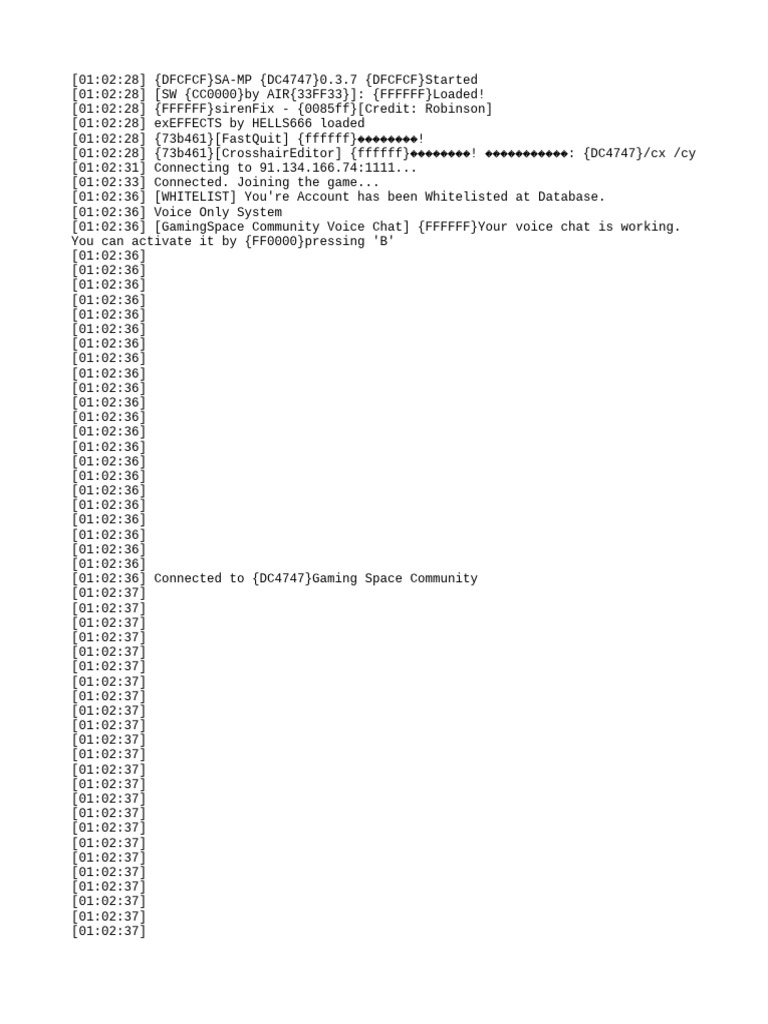 Chat Log | PDF | Vehicles | Transport
