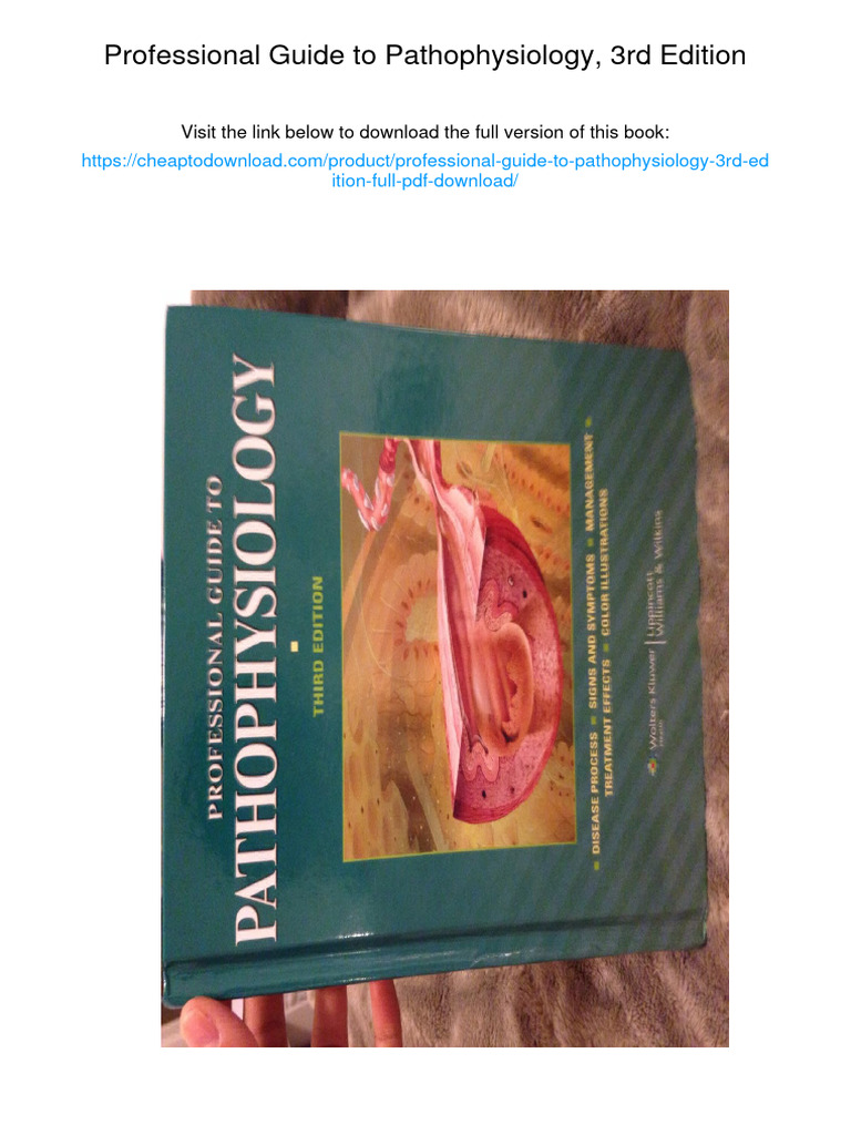 Professional Guide To Pathophysiology, 3rd Edition. ISBN 1605477664, 978-1605477664 | PDF ...