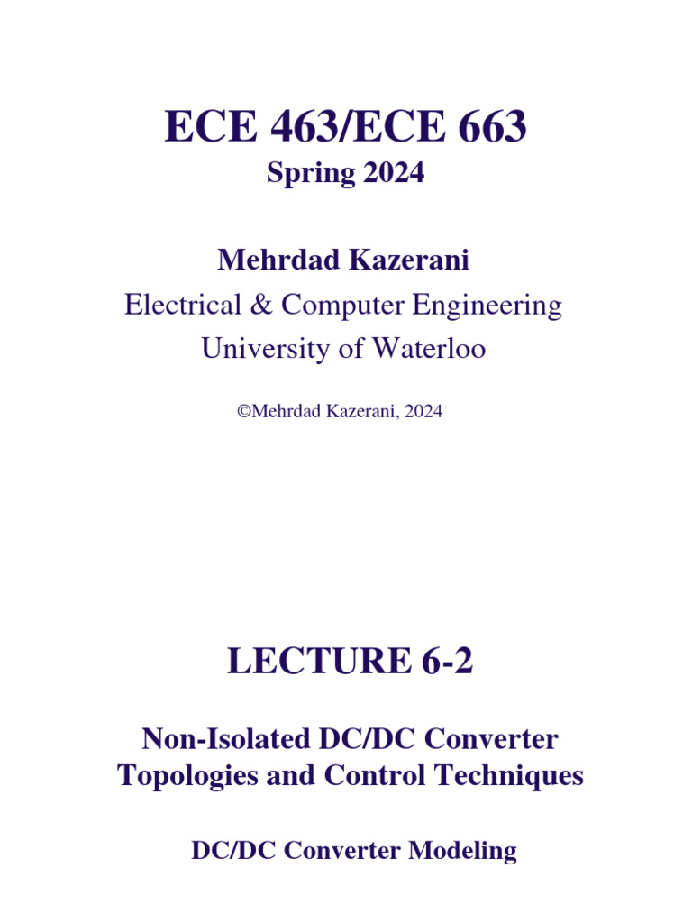 Lecture 6-2 | PDF | Electrical Network | Electrical Engineering