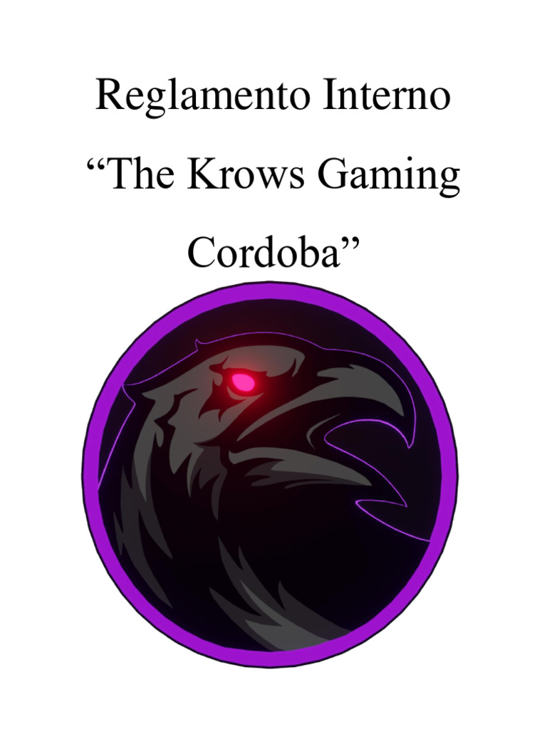 Reglamento Interno The Krows | PDF | Junta Directiva | Regulación