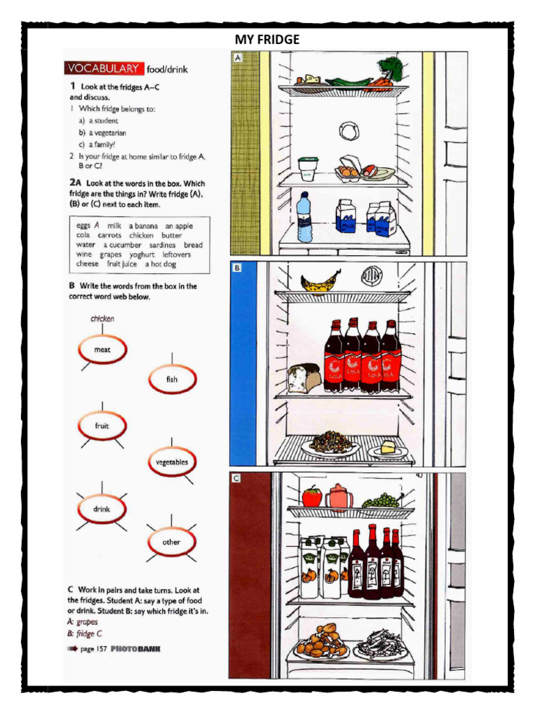My Fridge | PDF | Linguistics | Languages