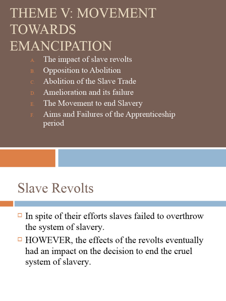 Emancipation Autosaved | PDF | Abolitionism | Slavery