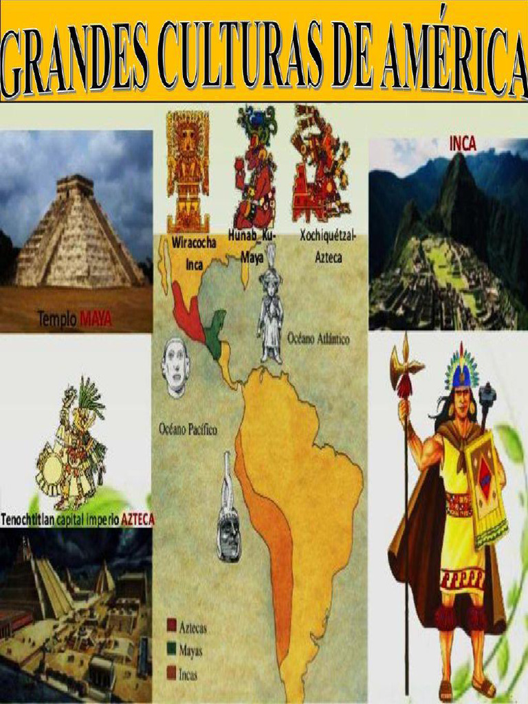 Culturas Americanas Azteca, Maya, Pipil e Inca | PDF | Civilización ...
