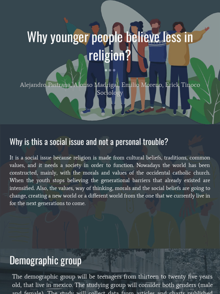 Why Younger People Believe Less On Religion | PDF | Behavioural ...