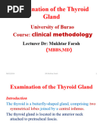 Thyroid Status Examination OSCE Checklist Geeky Medics | PDF | Thyroid ...