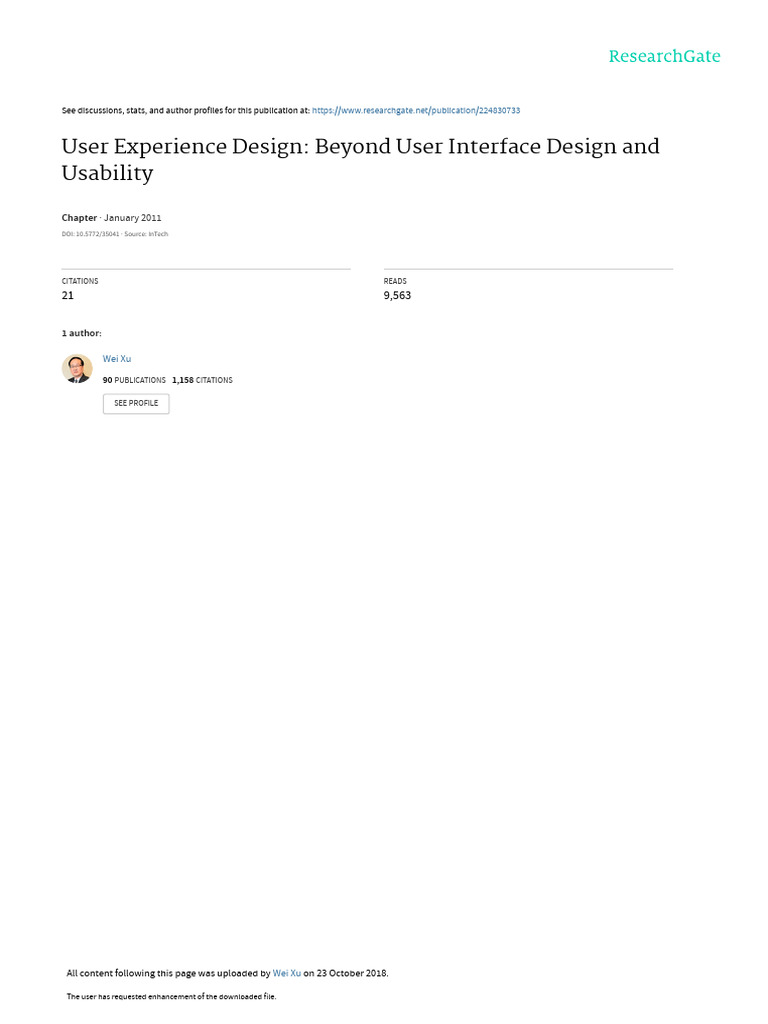 User Experience Design Challenges | PDF | User Experience | Usability