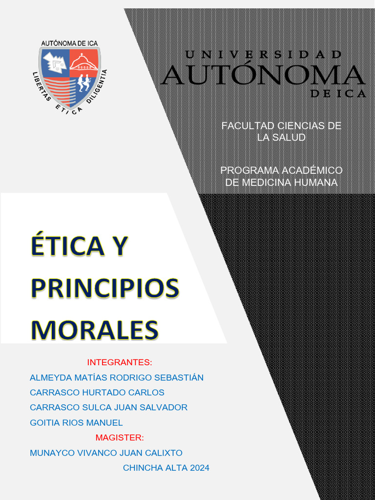 Ética y Principios Morales | PDF | Moralidad | Sociedad