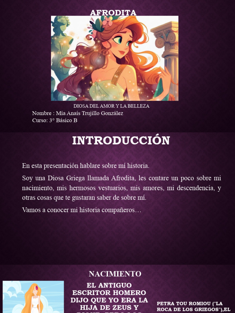 Mia Trujillo Afrodita | PDF | Afrodita | Zeus