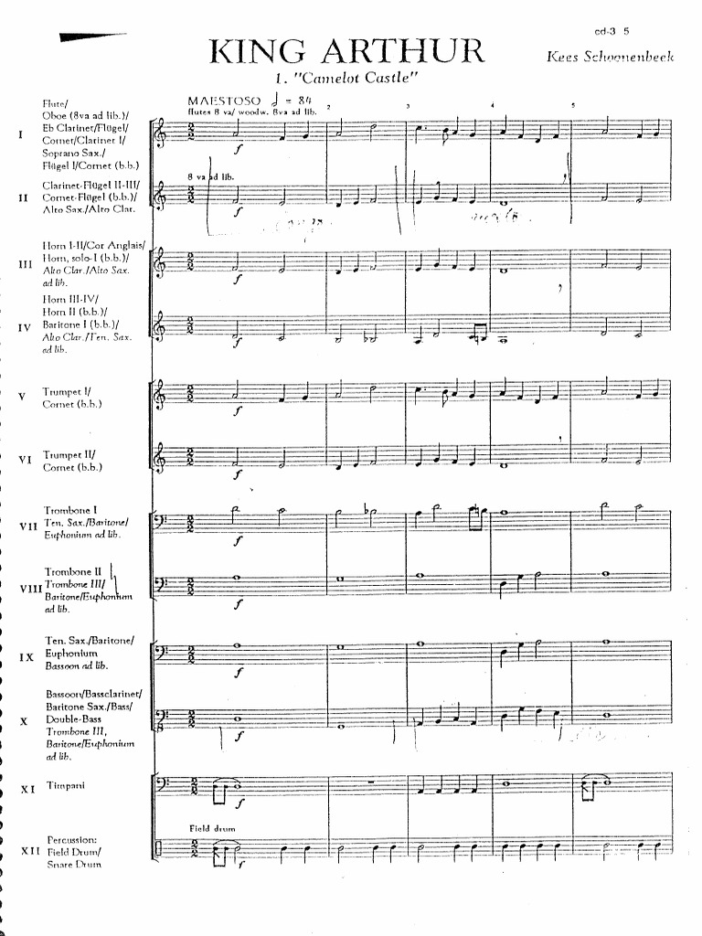 KING ARTHUR - Score | PDF